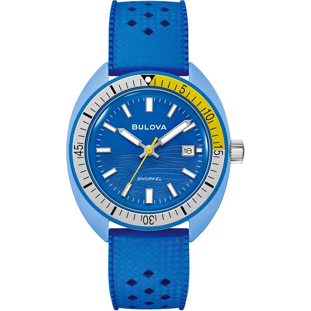 Bulova Archive Series 98B445 Snorkel ‘Blue Tangʼ Horloge • EAN ...
