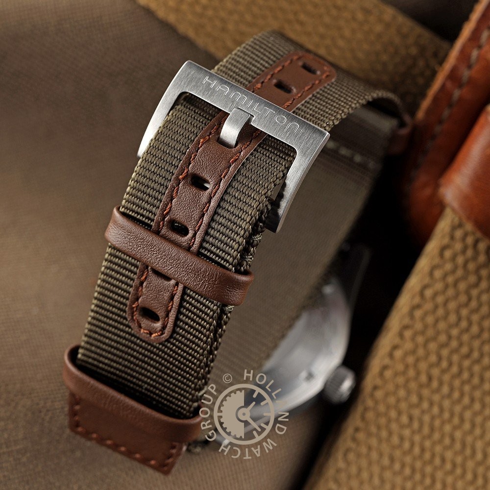 Hamilton Field H69529933 Khaki Mechanical Horloge • EAN: 7630458801862 ...