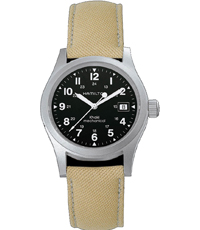 Hamilton banden H694.694.100 Khaki • Officieel merkdealer • Horloge.nl