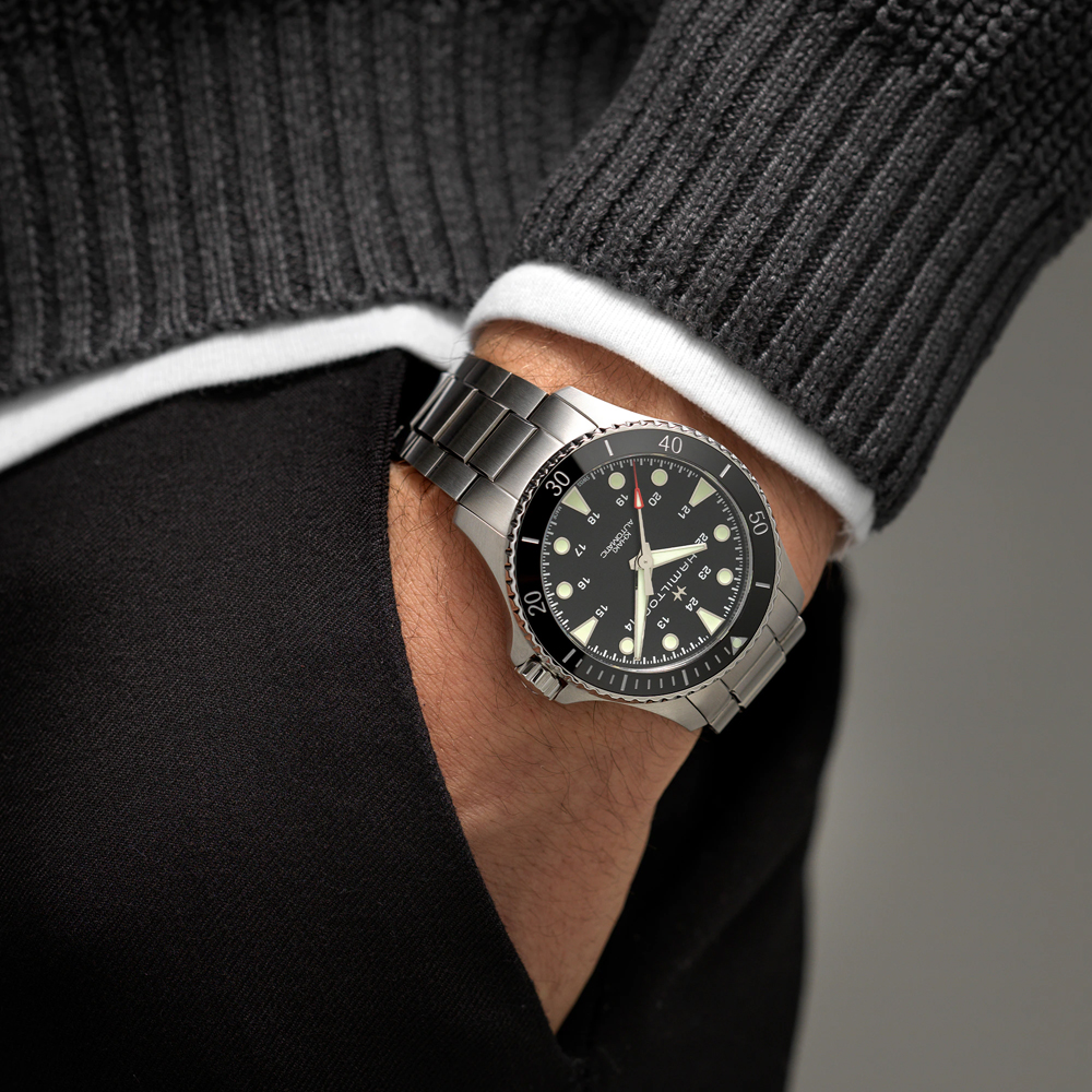 Hamilton Navy H82515130 Khaki Scuba Horloge • EAN: 7630458801756 ...