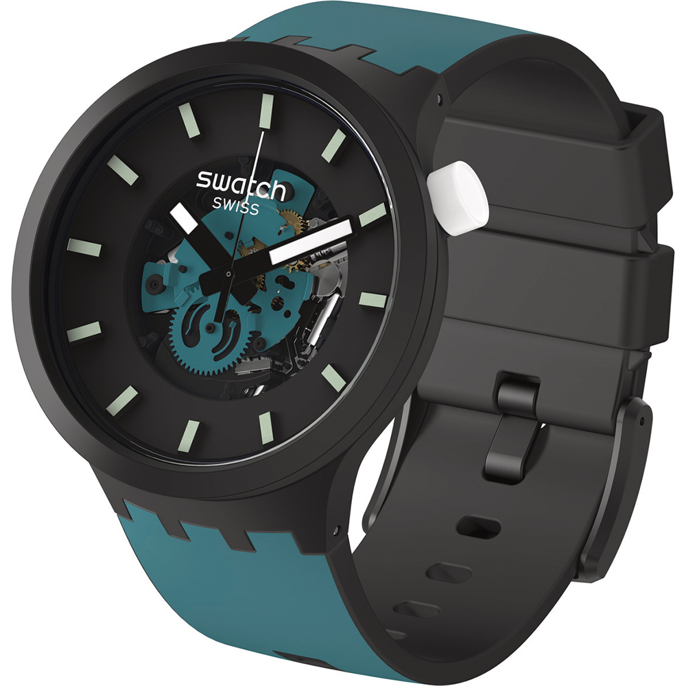 Swatch Big Bold SB03B107 Night Trip Horloge • EAN: 7610522848849 ...