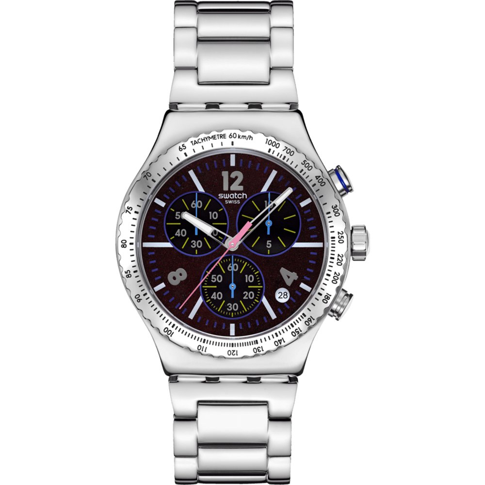 Swatch Irony - Chrono New YVS533G Purple Glow Horloge • EAN ...